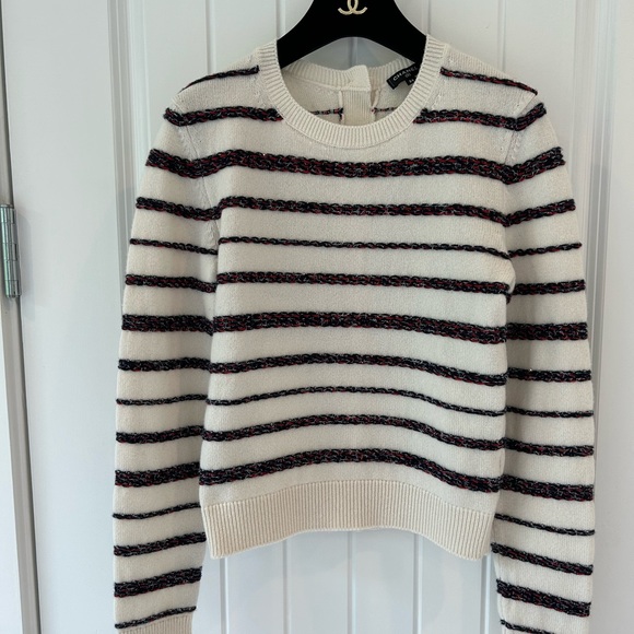 CHANEL | Sweaters | Chanel Cashmere Sweater Size 34 | Poshmark